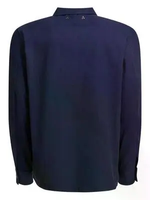 ALTUM Double-pocket Cotton Shirt Jacket - Blue