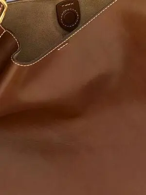 Polo Ralph Lauren Polo Id Leather Shoulder Bag - Brown