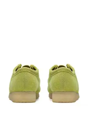 Clarks Suede Lace-up Derby Shoes - Green