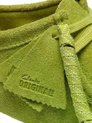 Clarks Suede Lace-up Derby Shoes - Green