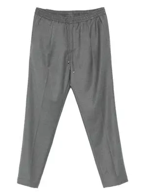 BRIGLIA 1949 Drawstring Pleated Trousers - Grey