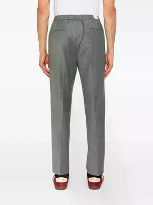 BRIGLIA 1949 Drawstring Pleated Trousers - Grey