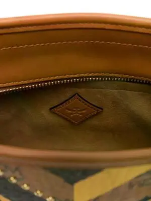 Mcm Chevron-pattern Tote