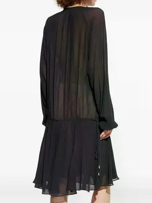 MARANT ETOILE Drawstring Tiered Dress