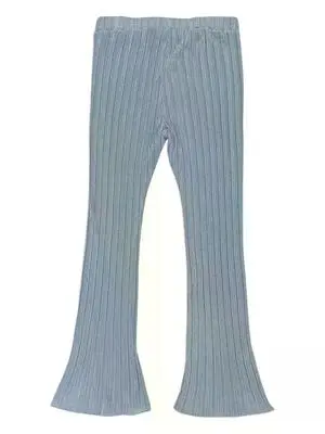 Callipygian Lurex Flared Trousers