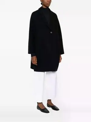 Harris Wharf London Single-breasted Coat - Blue