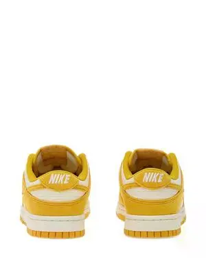 Nike Dunk Low Leather Sneakers - Yellow