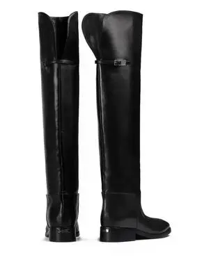 LE SILLA Charlotte Buckle-detail Boots - Black