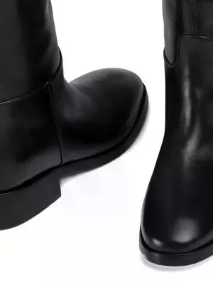 LE SILLA Charlotte Buckle-detail Boots - Black