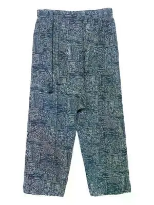 MAHARISHI Cotton-wool Blend Textured Trousers