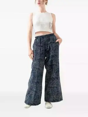 MAHARISHI Cotton-wool Blend Textured Trousers