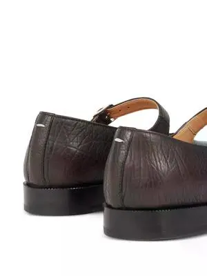 MAISON MARGIELA Tabi Mary Jane Loafers - Brown