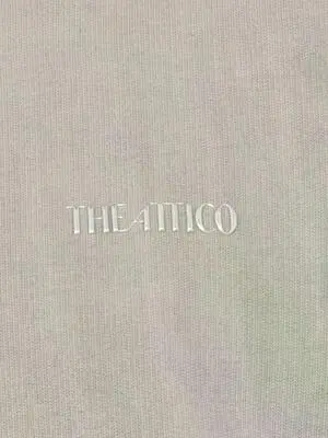 Attico Logo-embroidered Cotton Sweatshirt