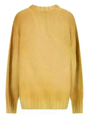 Attico Ribbed Hem Sweater