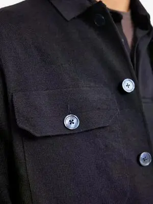 Orlebar Brown Brigg Buttoned Shirt Jacket - Blue