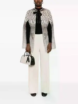 FORTE_FORTE Textured Wide-leg Trousers - Neutrals