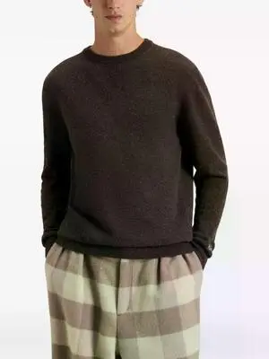Woolrich Crew-neck Wool Sweater - Brown