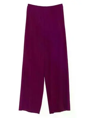 FORTE_FORTE Ribbed Wide-leg Trousers