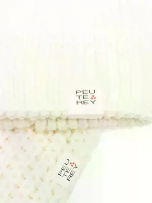 Peuterey Knitted Beanie And Infinity Scarf Set