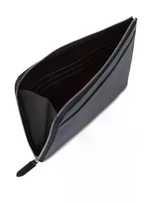 Smythson Flat Travel Organizer Zip-top Pouch