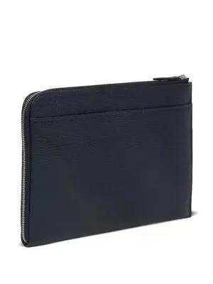 Smythson Flat Travel Organizer Zip-top Pouch