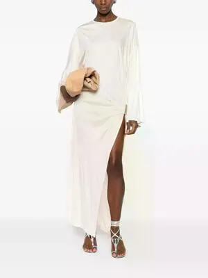 Attico Knot-detail Midi Dress