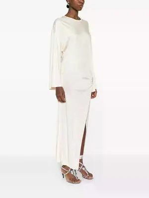 Attico Knot-detail Midi Dress
