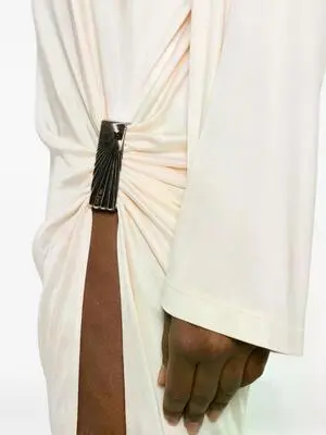 Attico Knot-detail Midi Dress