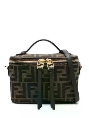 Fendi Ff-pattern Mini Bag - Brown