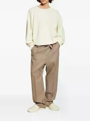 Fear Of God Pleated-front Drawstring Trousers - Neutrals