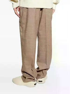Fear Of God Pleated-front Drawstring Trousers - Neutrals