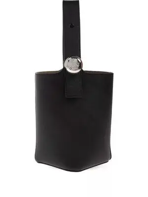 Loewe Leather Top-handle Mini Bucket Bag - Black