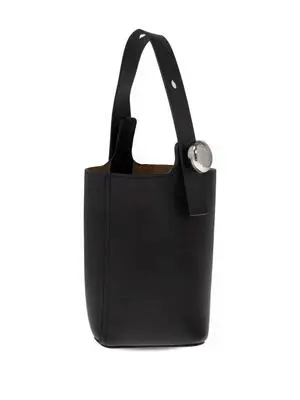 Loewe Leather Top-handle Mini Bucket Bag - Black