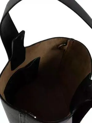 Loewe Leather Top-handle Mini Bucket Bag - Black