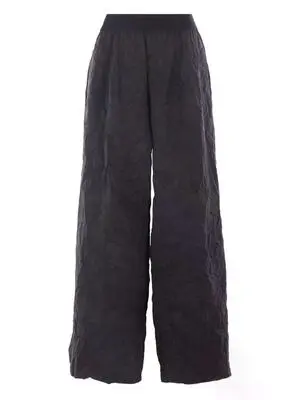 MARIA CALDERARA Crinkled Palazzo Pants