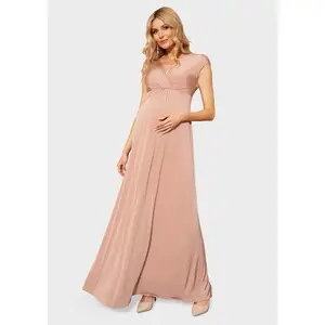 TIFFANY ROSE MATERNITY Francesca Maternity Maxi Dress - Blush