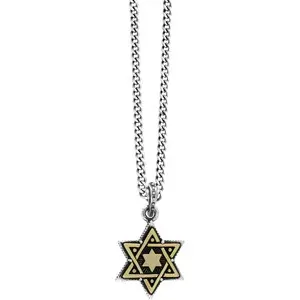 KING BABY STUDIO Star Of David Pendant - Silver