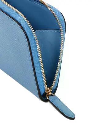 Smythson Small Panama Zip-around Pouch - Blue