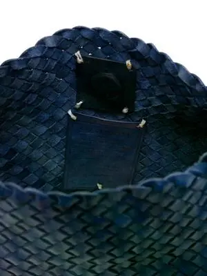 Dragon Diffusion Santa Woven-leather Shoulder Bag