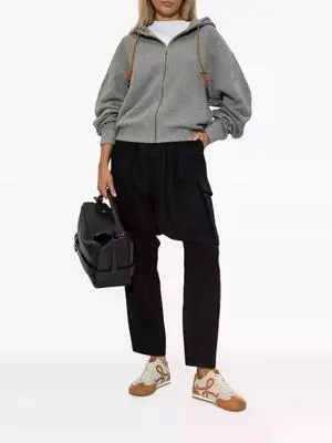 Loewe Hooded Zip-up Sweatshirt