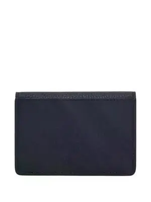 FERRAGAMO Gancini Calfskin Compact Wallet - Blue