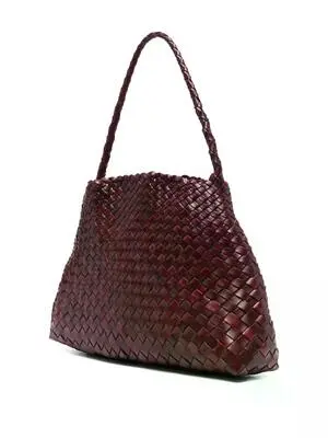 Dragon Diffusion Woven Leather Tote Bag