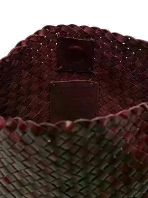 Dragon Diffusion Woven Leather Tote Bag