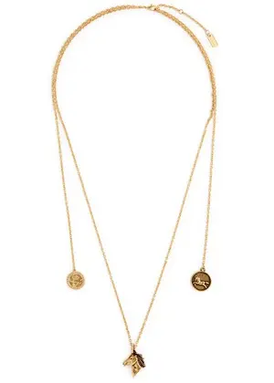 Chloé Charm-embellished Necklace - Gold