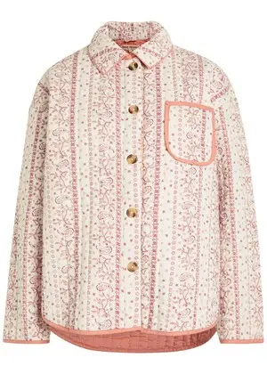 Women's Floral Striped Jackets