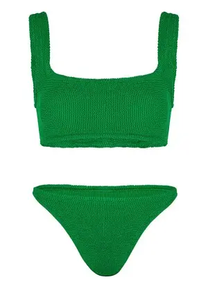 Hunza G Xandra Crinkle Bikini - Green