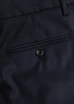 LARDINI Wool And Cashmere-blend Trousers