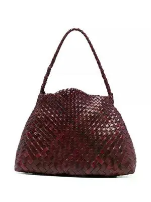 Dragon Diffusion Woven Leather Tote Bag