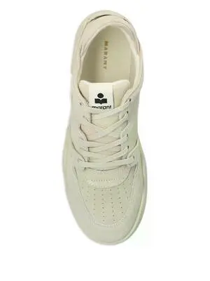 MARANT Suede Padded-collar Lace-up Sneakers
