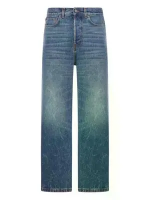 HAIKURE Five-pocket Whiskered Jeans